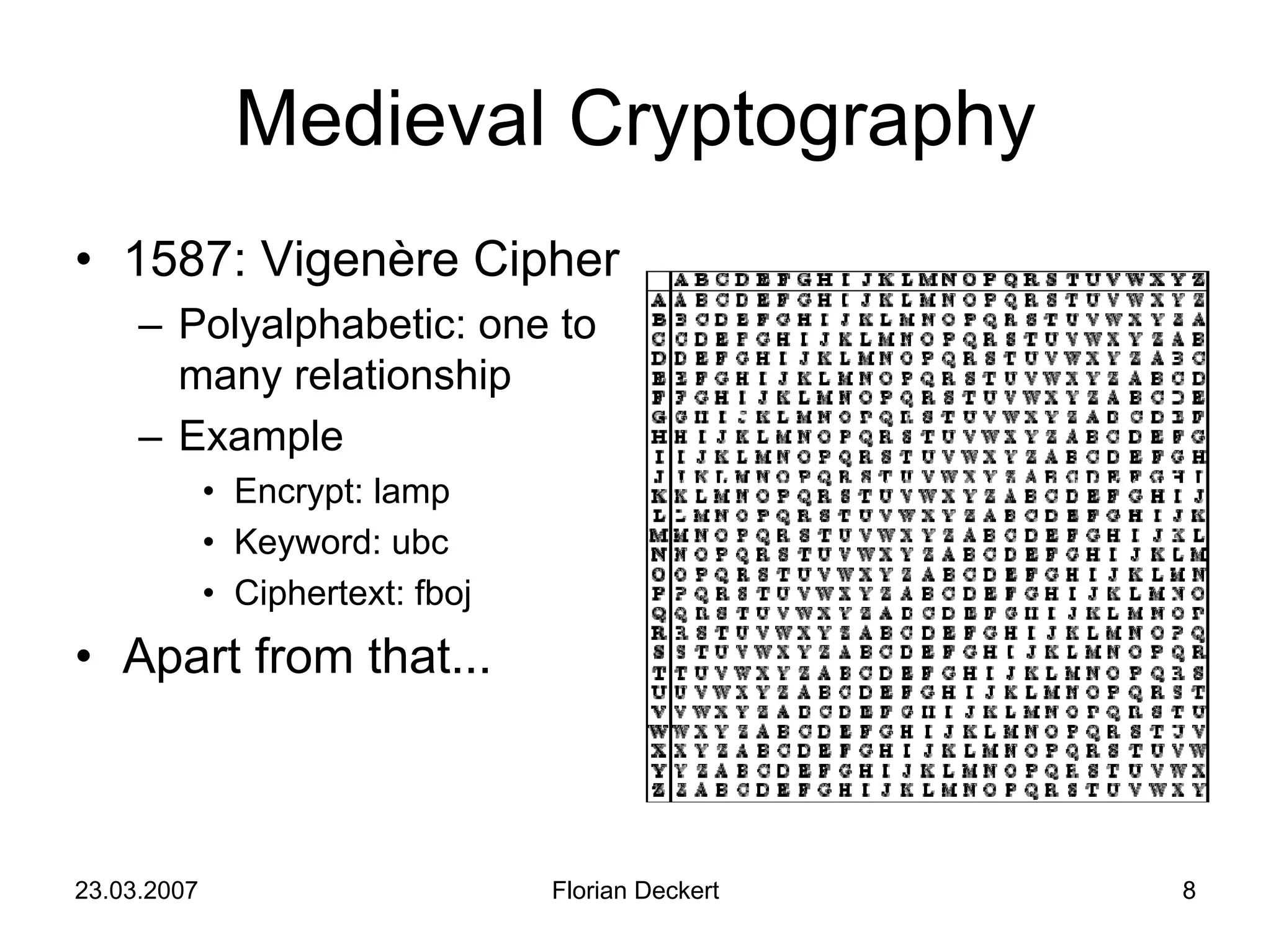 A Brief History of Cryptography | PDF