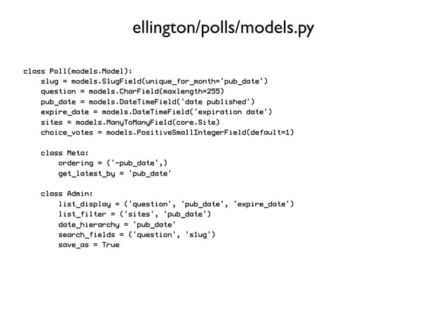 A brief history of Django model syntax | PDF | Databases | Computer ...
