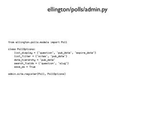 A brief history of Django model syntax | PDF