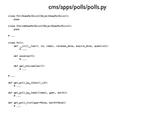 A brief history of Django model syntax | PDF