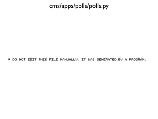 A brief history of Django model syntax | PDF