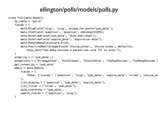 A brief history of Django model syntax | PDF