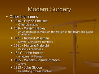 A Brief History Of Surgery | PPT