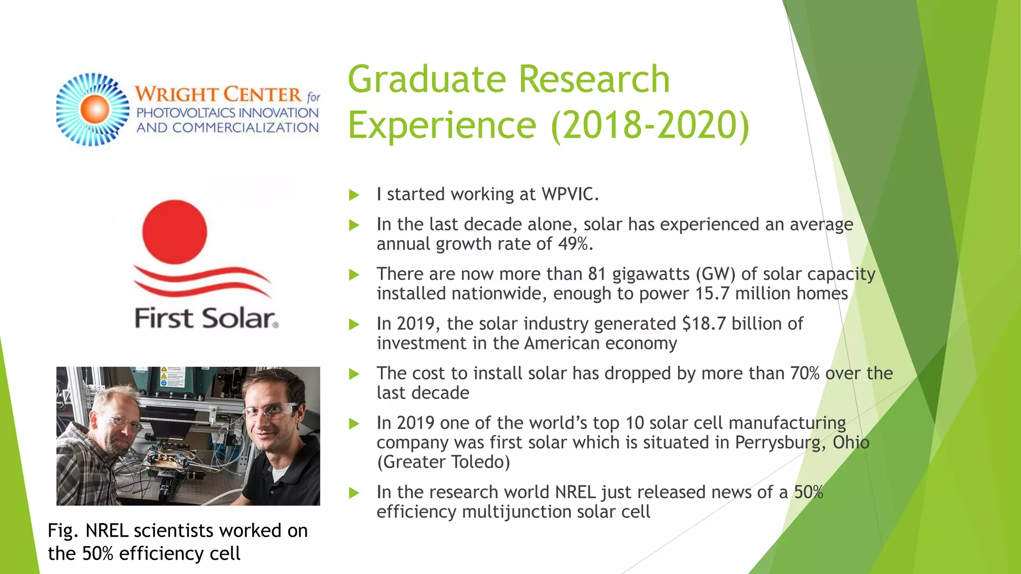 Thin film solar cell research and manufacturing | PPT