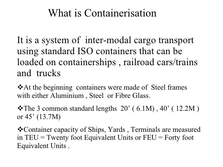 Containerizing Meaning