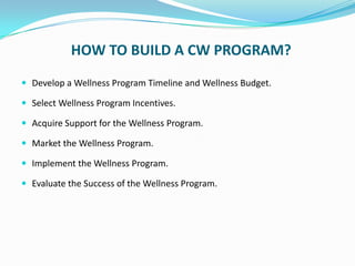 A BRIEF ON CORPORATE WELLNESS | PPTX