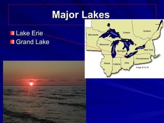 Geographical Features of Ohio | PPT