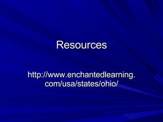 Geographical Features of Ohio | PPT