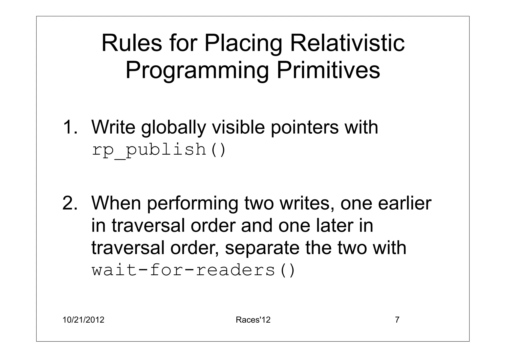 A Case for Relativistic Programming | PDF | Programming Languages | Computing