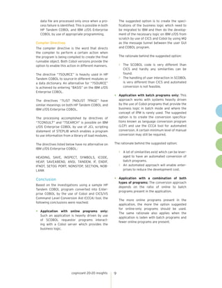 A Checklist for Migrating Big Iron Cobol Applications | PDF