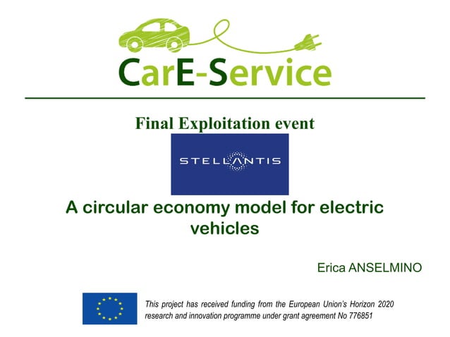 A circular economy model for electric vehicles batteries by Stellantis ...