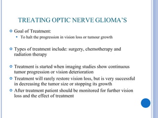A Closer Look Into Optic Nerve Gliomas | PPT