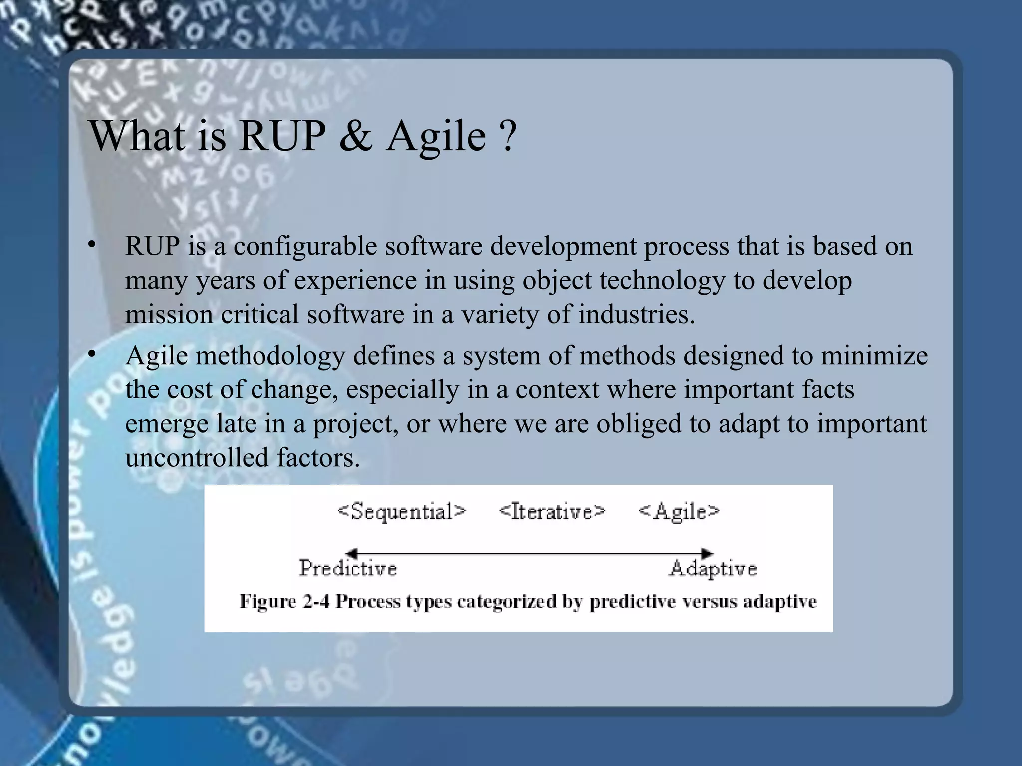 A Comparative study of Rational Unified process( RUP ), Agile ...