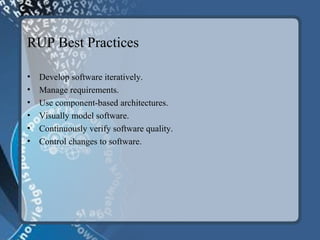 A Comparative study of Rational Unified process( RUP ), Agile ...