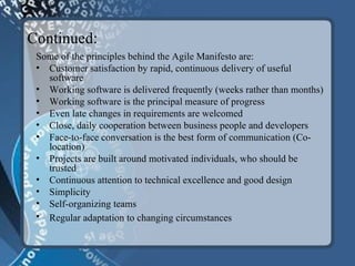 A Comparative study of Rational Unified process( RUP ), Agile ...