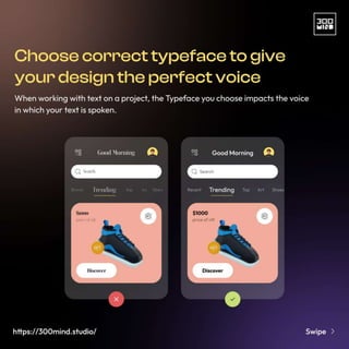 A Complete Guide to Improve Typography in UI Design. | PDF