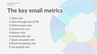 A comprehensive guide to email metrics: Understanding your email ...