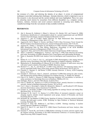 A comprehensive survey of link mining and anomalies detection | PDF