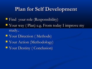 A course-in-self-management | PPT
