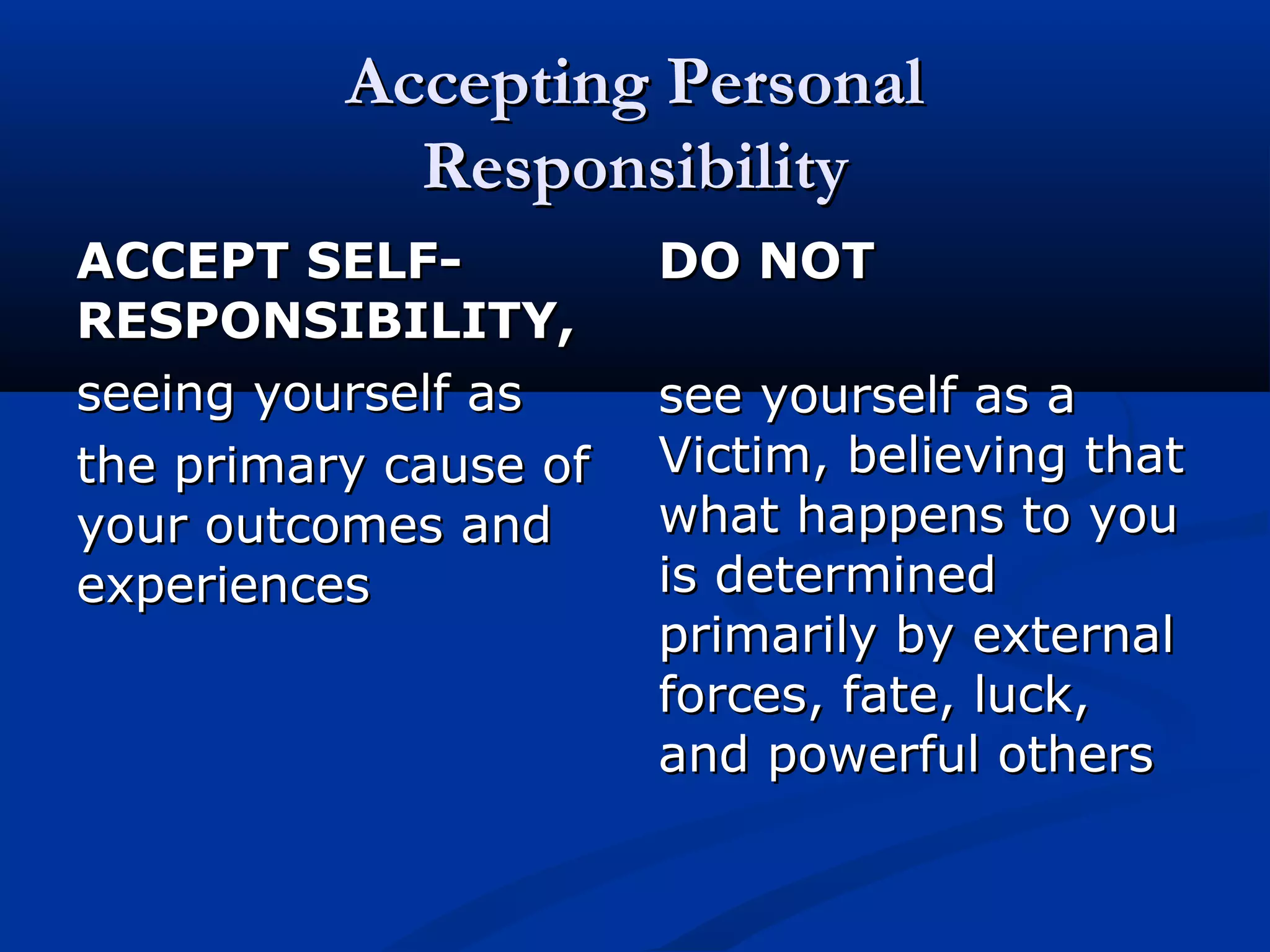 A course-in-self-management | PPT