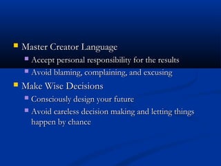 A course-in-self-management | PPT