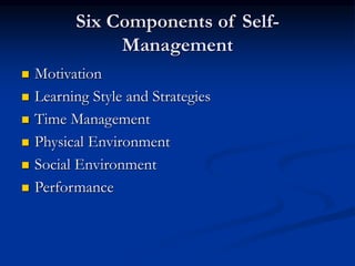 A-Course-in-Self-management.ppt
