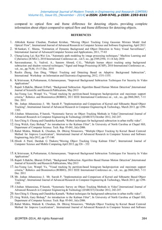 A Critical Survey on Detection of Object and Tracking of Object With ...