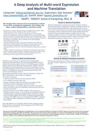 A deep analysis of Multi-word Expression and Machine Translation | PDF