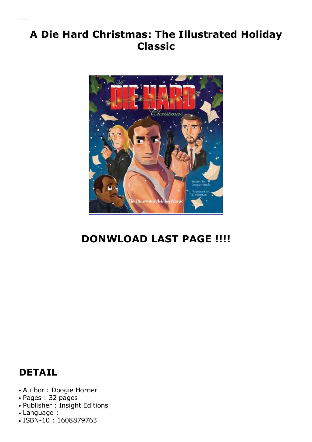 A Die Hard Christmas The Illustrated Holiday Classic a-die-hard-christmas-the-illustrated-holiday-classic