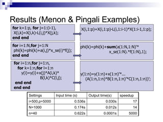 A Dimension Abstraction Approach to Vectorization in Matlab | PPT
