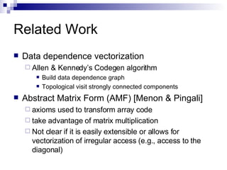 A Dimension Abstraction Approach to Vectorization in Matlab | PPT