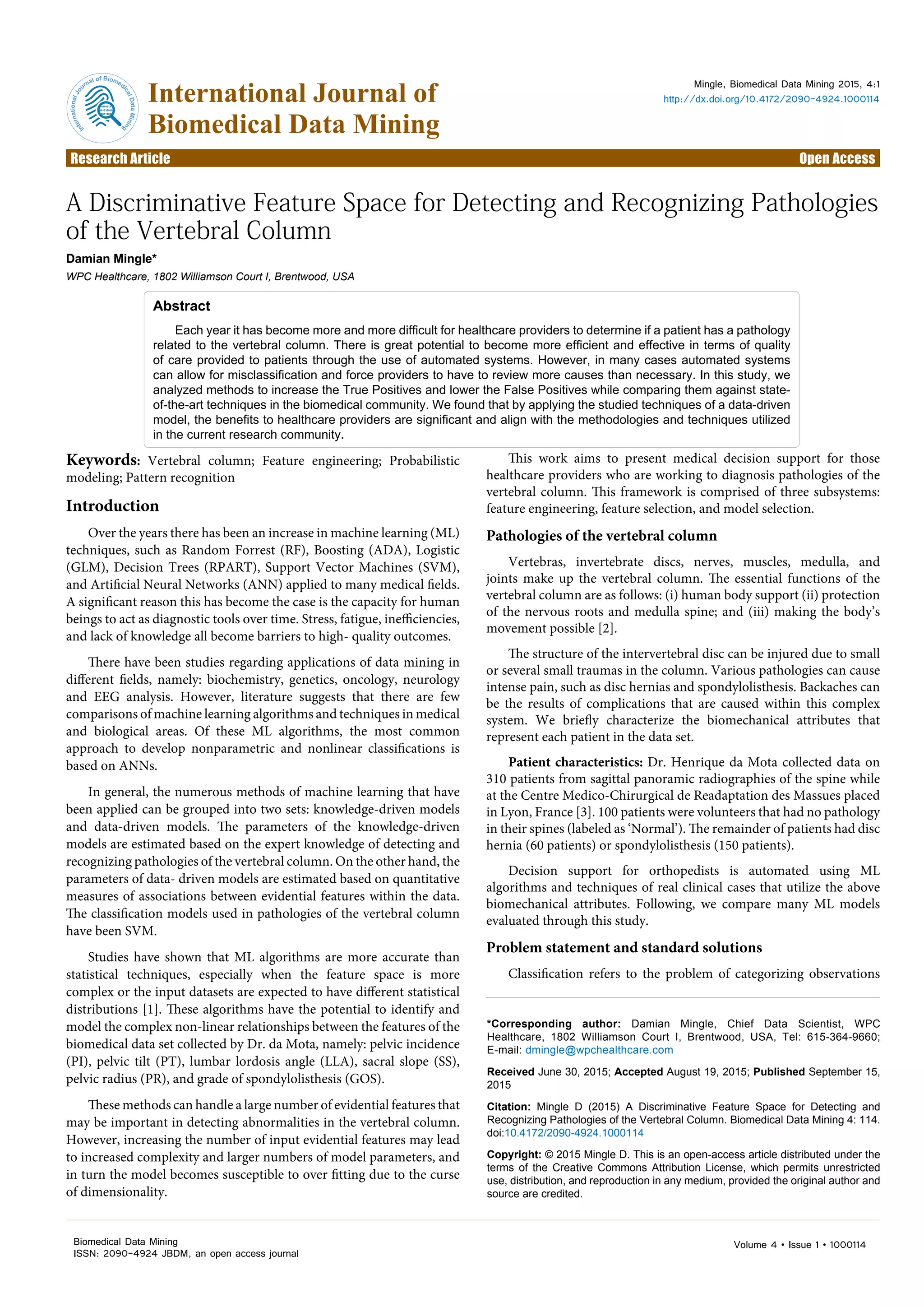 A Discriminative Feature Space For Detecting And Recognizing