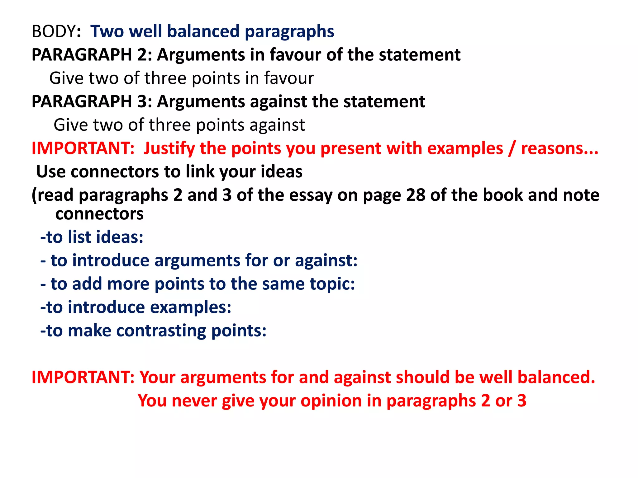A discussion-essay | PPT