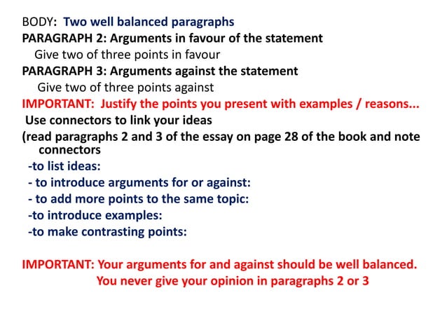 A discussion-essay | PPT | Homework and Study | Education