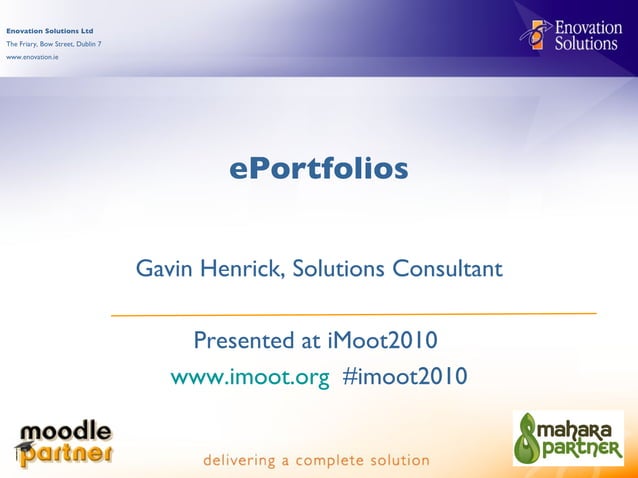 Eportfolio Presentation | PPT