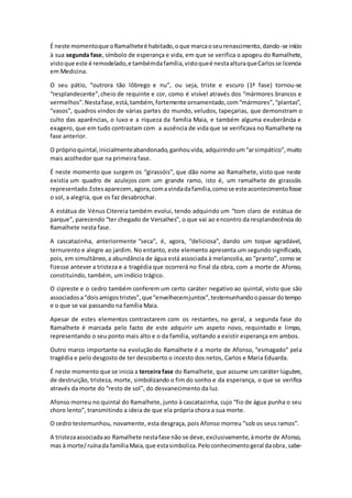 A Evolução do Ramalhete - Os Maias | DOCX
