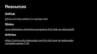 A First Look at RedwoodJS | PDF