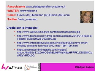 Flavia Marzano: presentazione Wister #d2dtodi | PPT