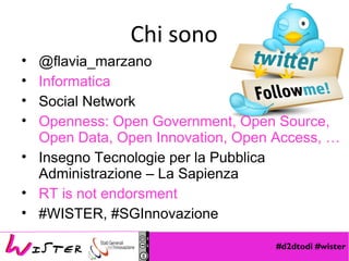 Flavia Marzano: presentazione Wister #d2dtodi | PDF | Technology ...