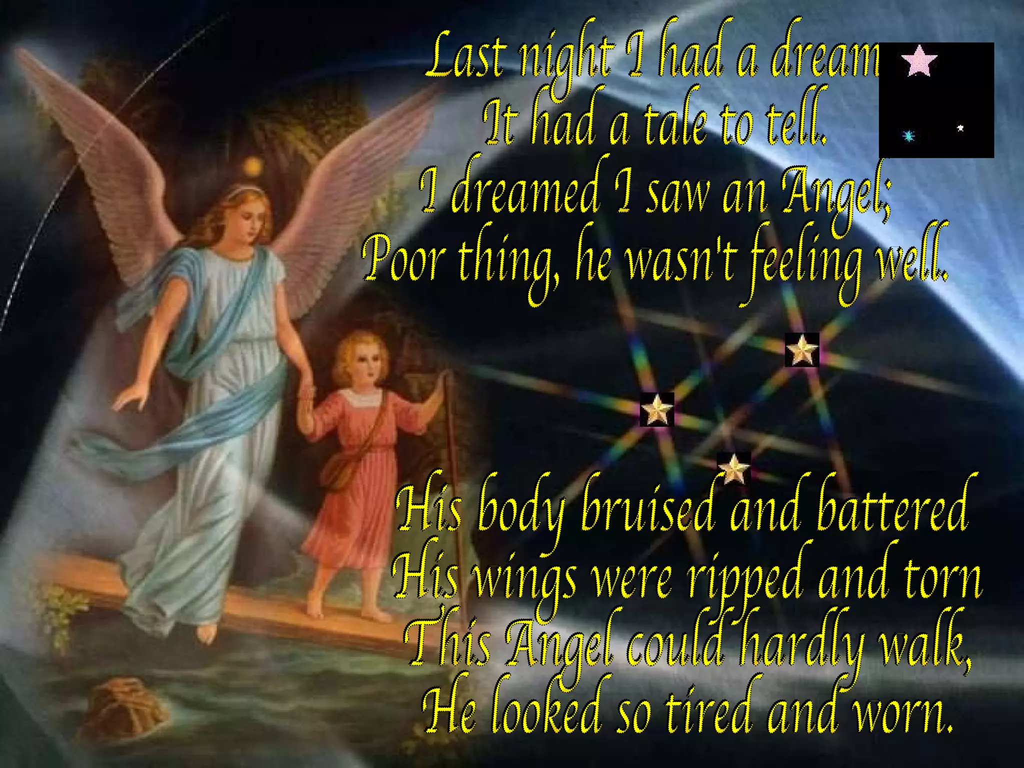 A Frail Old Angels Cry. | PPS