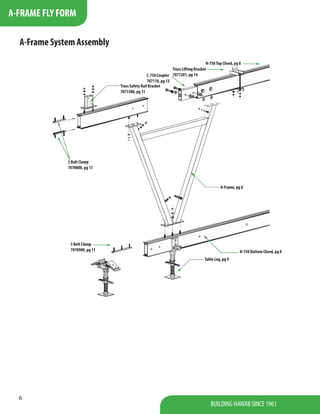 A-FRAME FLY WALL_FLOOR SUPPORTED- training | PDF