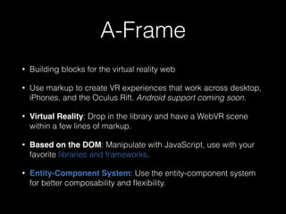 Introduction to A-Frame | PDF