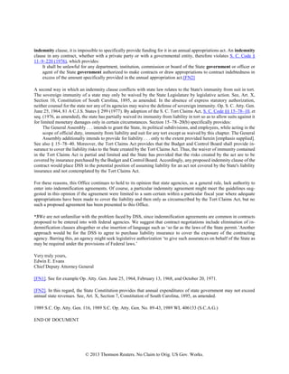 A.G. indemnity opinion | DOCX