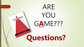 A Game Presentation FYE | PPTX