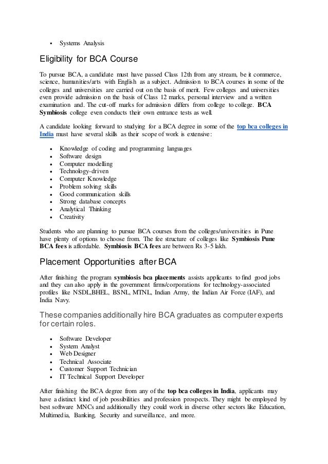 A Guide About Bachelor of Computer Applications | PDF