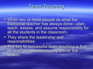 A Guide To Co Teaching | PPT
