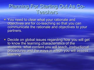 A Guide To Co Teaching | PPT