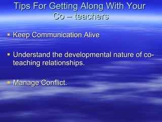 A Guide To Co Teaching | PPT