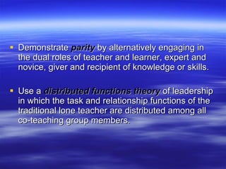 A Guide To Co Teaching | PPT