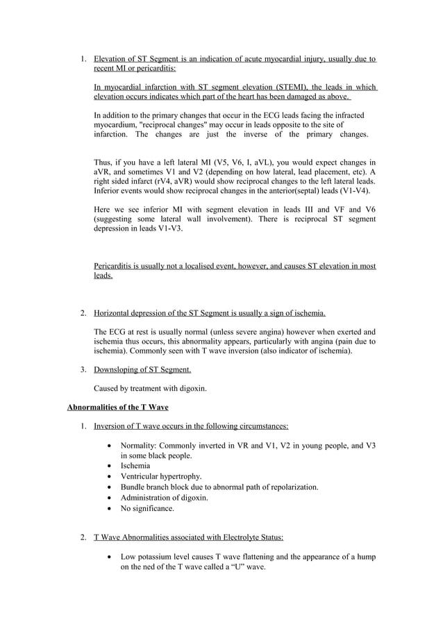 A Guide TO ECG Interpretation | DOC | Heart and Cardiovascular Diseases ...